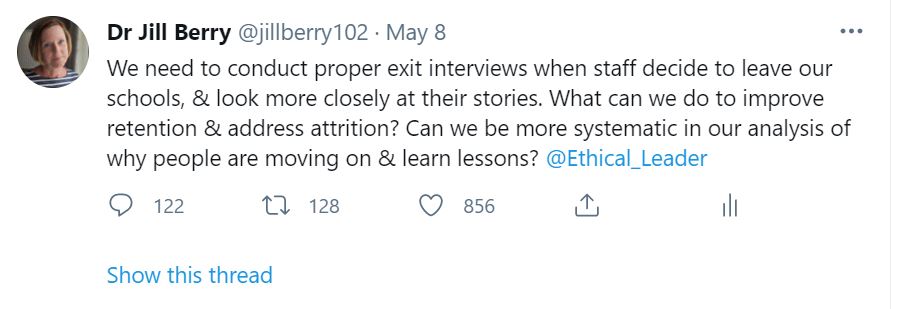 On the subject of ‘exit interviews’ – jillberry102